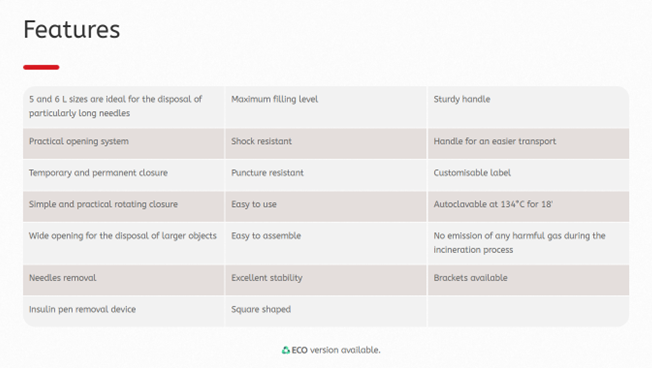 CS Line CS 4 Disposable Square Container 4L - Connect Medical Supplies