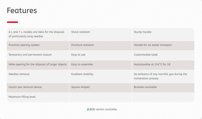 CS Plus Line CS2 Disposable Square Container 2L - Connect Medical Supplies